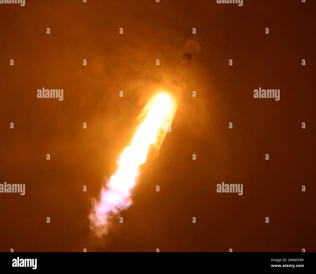 Cape Canaveral Space Force Station, Florida, January 3, 2024. A SpaceX ...