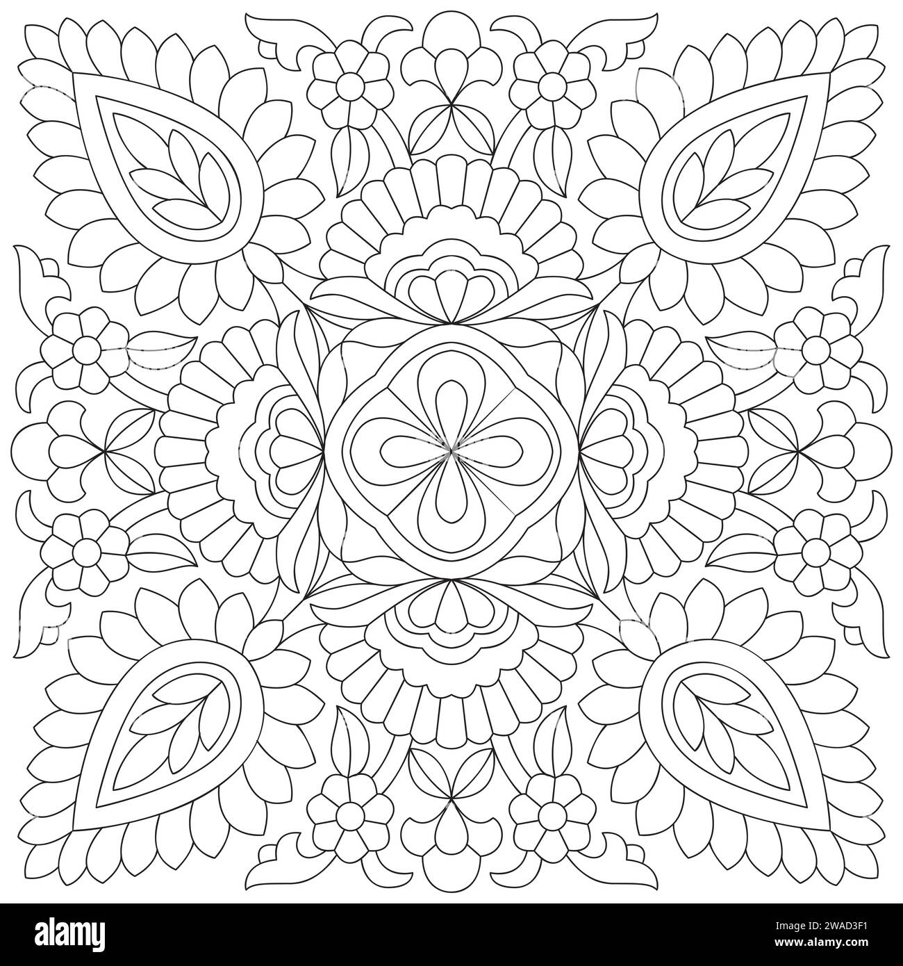 Line pattern design.Black and white seamless linear vector ...