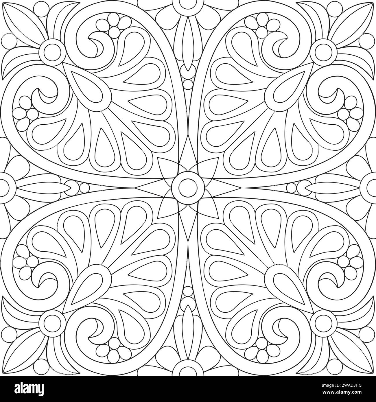 Line pattern design.Black and white seamless linear vector ...