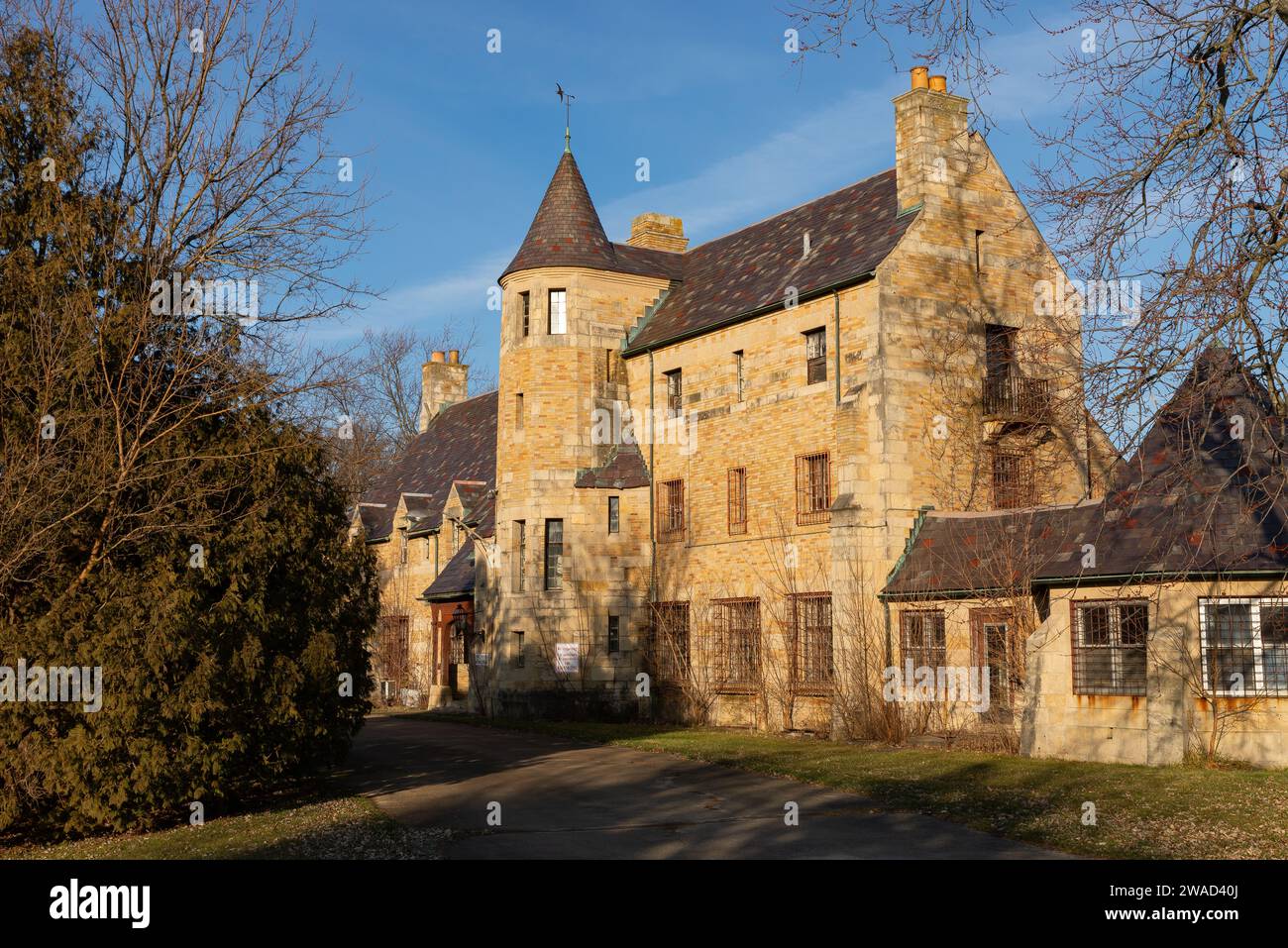 Dwight, Illinois - United States - January 2nd, 2024: Exterior of the ...