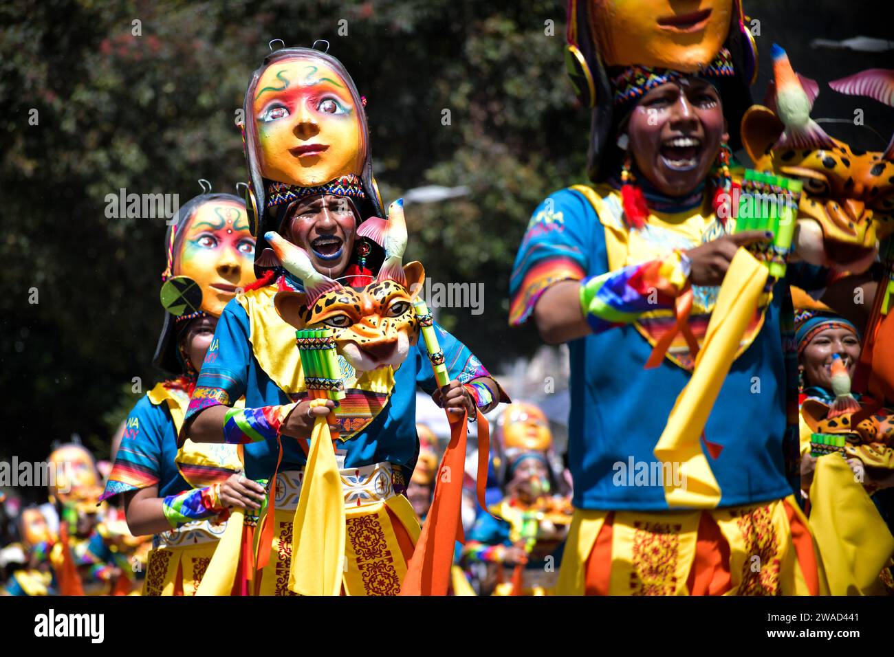 Pasto, Colombia. 03rd Jan, 2024. during the Canto a la Tierra artistic ...