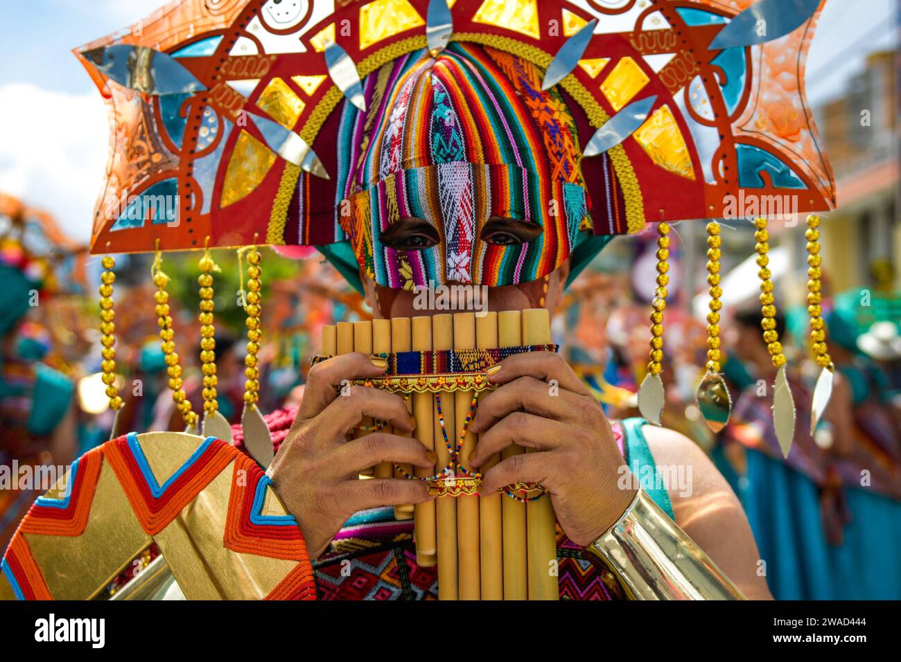 Pasto, Colombia. 03rd Jan, 2024. during the Canto a la Tierra artistic ...
