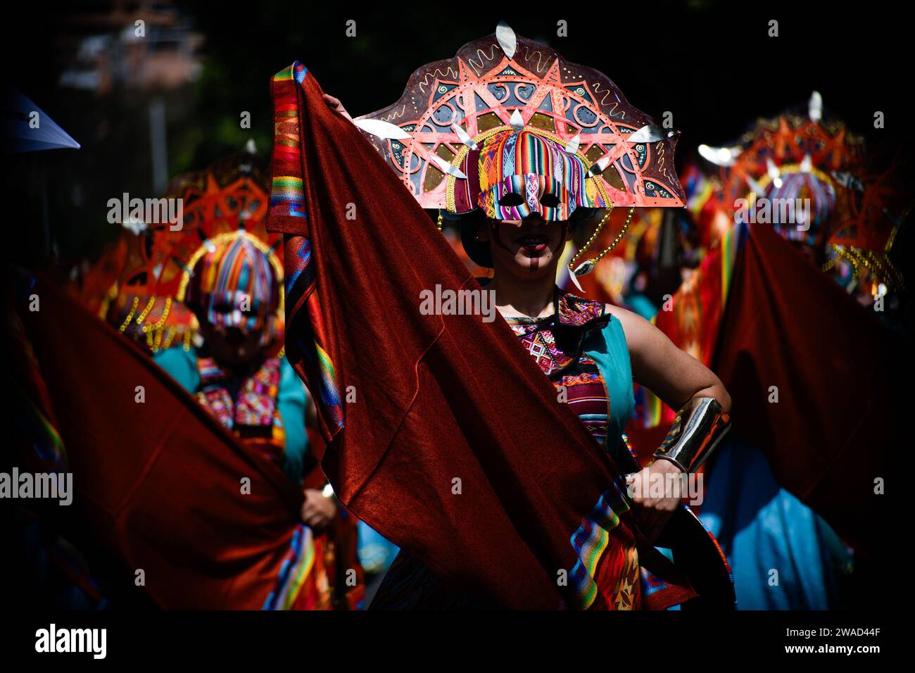Pasto, Colombia. 03rd Jan, 2024. during the Canto a la Tierra artistic ...
