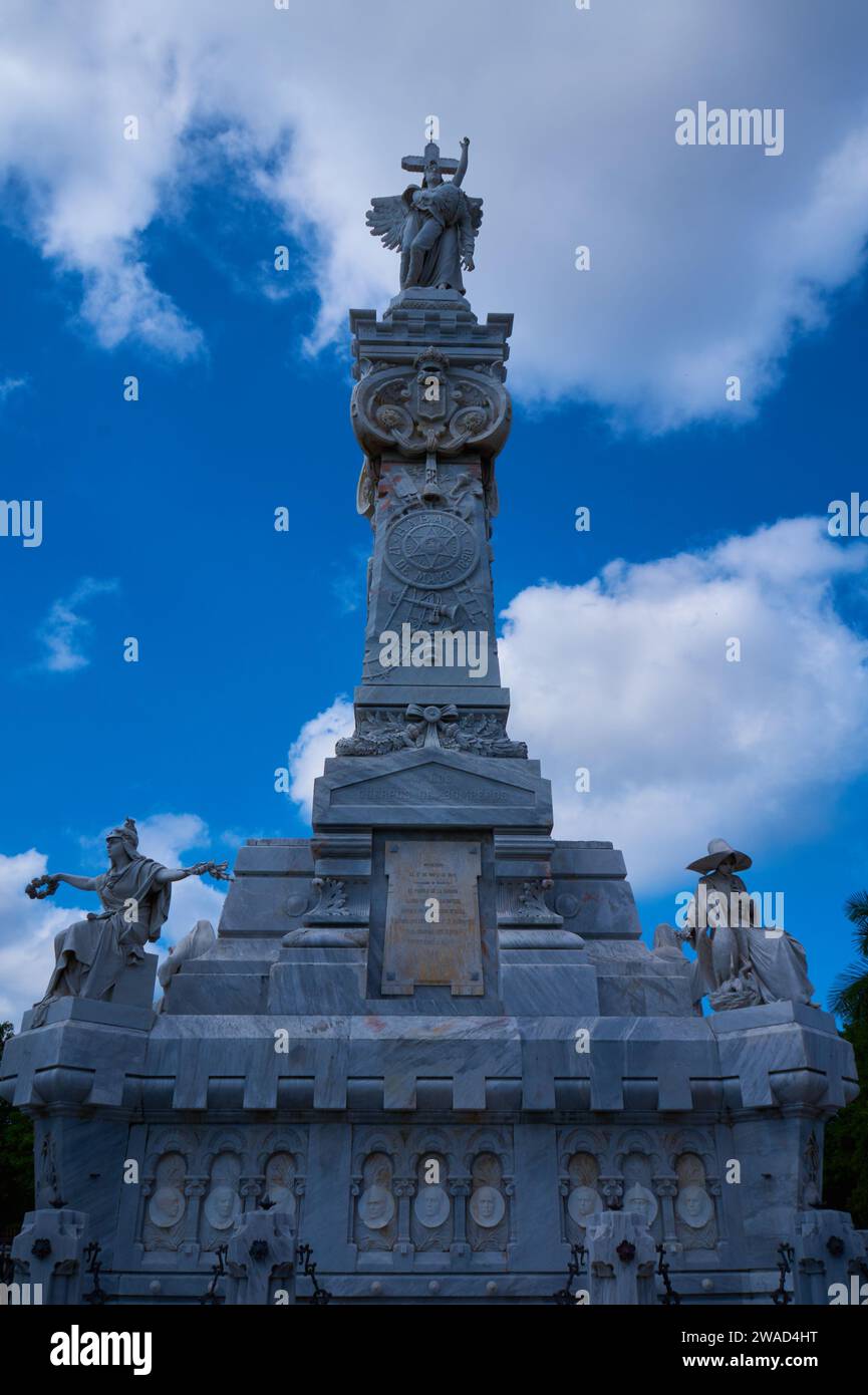 COLON CEMETERY, ONE OF THE BIGGEST CEMETERIES IN THE WORLD Stock Photo ...