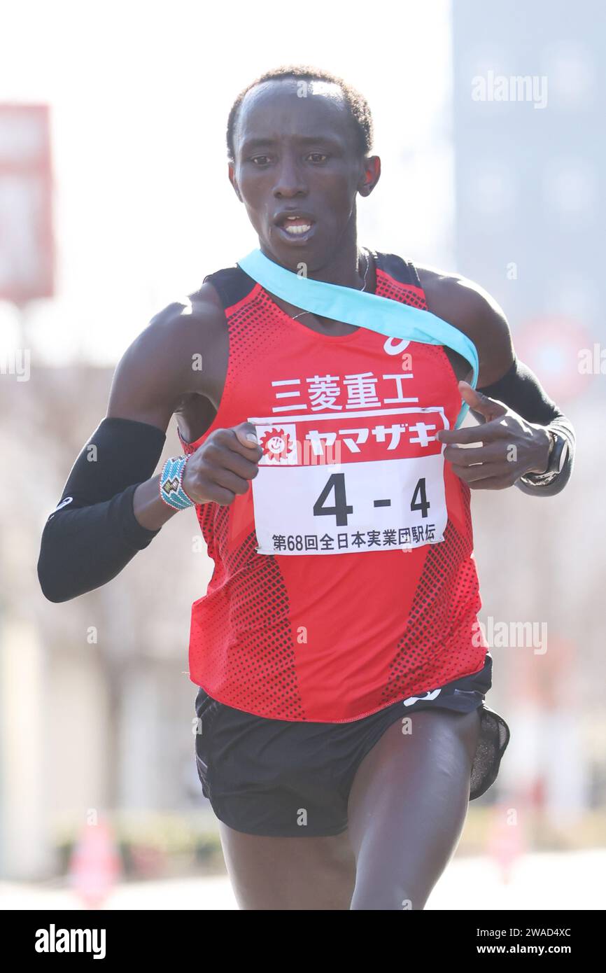 Gunma, Japan. 1st Jan, 2024. Kiplagat Emmanuel () Ekiden : New Year ...