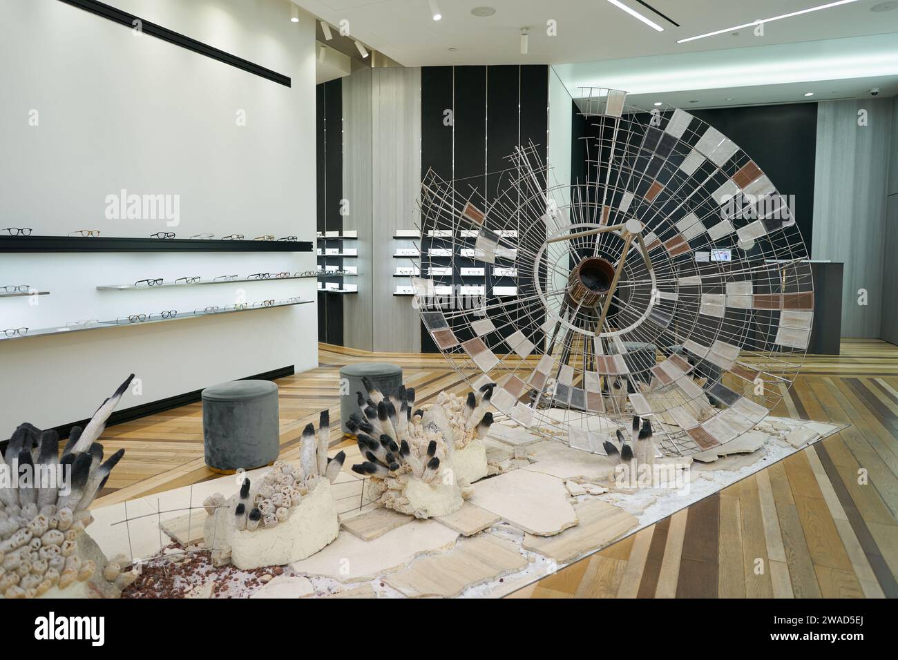 SINGAPORE - NOVEMBER 05, 2023: interior shot of Gentle Monster store in ...