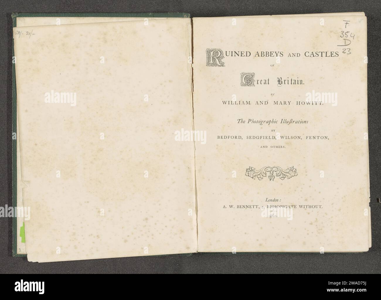 Ruined abbeys and castles of Great Britain, William Howitt, 1862 book ...