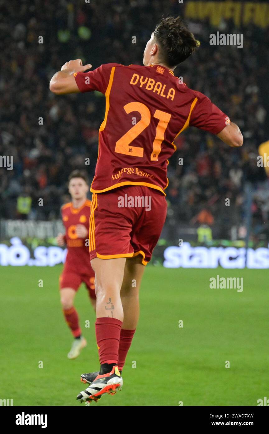 3th Jan 2024, Stadio Olimpico, Roma, Italy; Coppa Italia Football; Roma ...