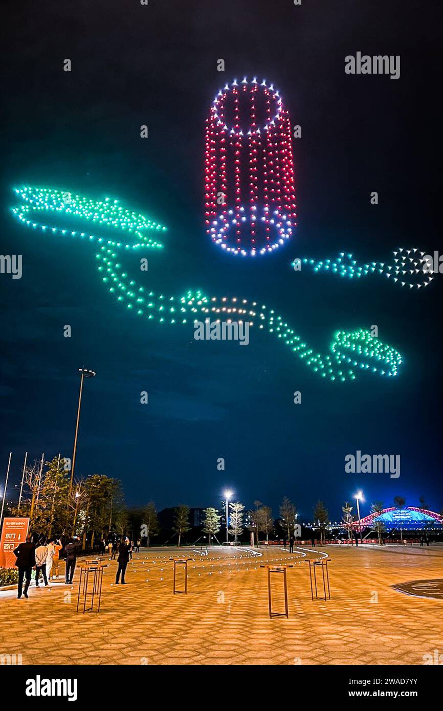Drone show light hi-res stock photography and images - Alamy