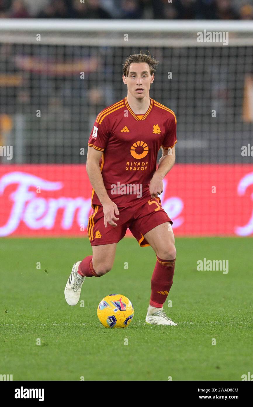 3th Jan 2024, Stadio Olimpico, Roma, Italy; Coppa Italia Football; Roma ...
