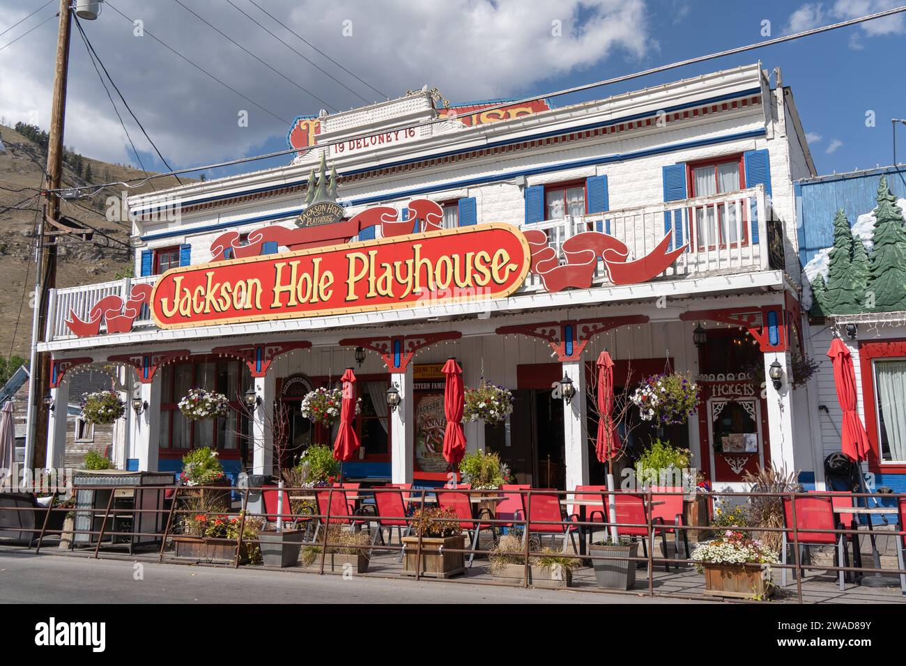 Jackson wyoming downtown hi-res stock photography and images - Alamy