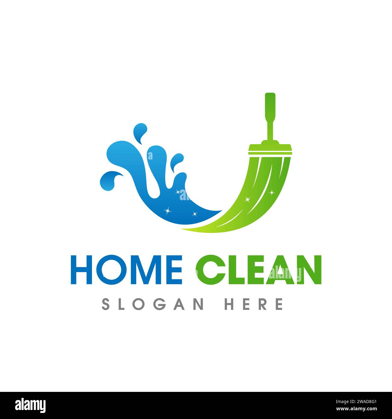 Cleaning Service Business Logo Design. Window Squeegee Symbol Icon with ...