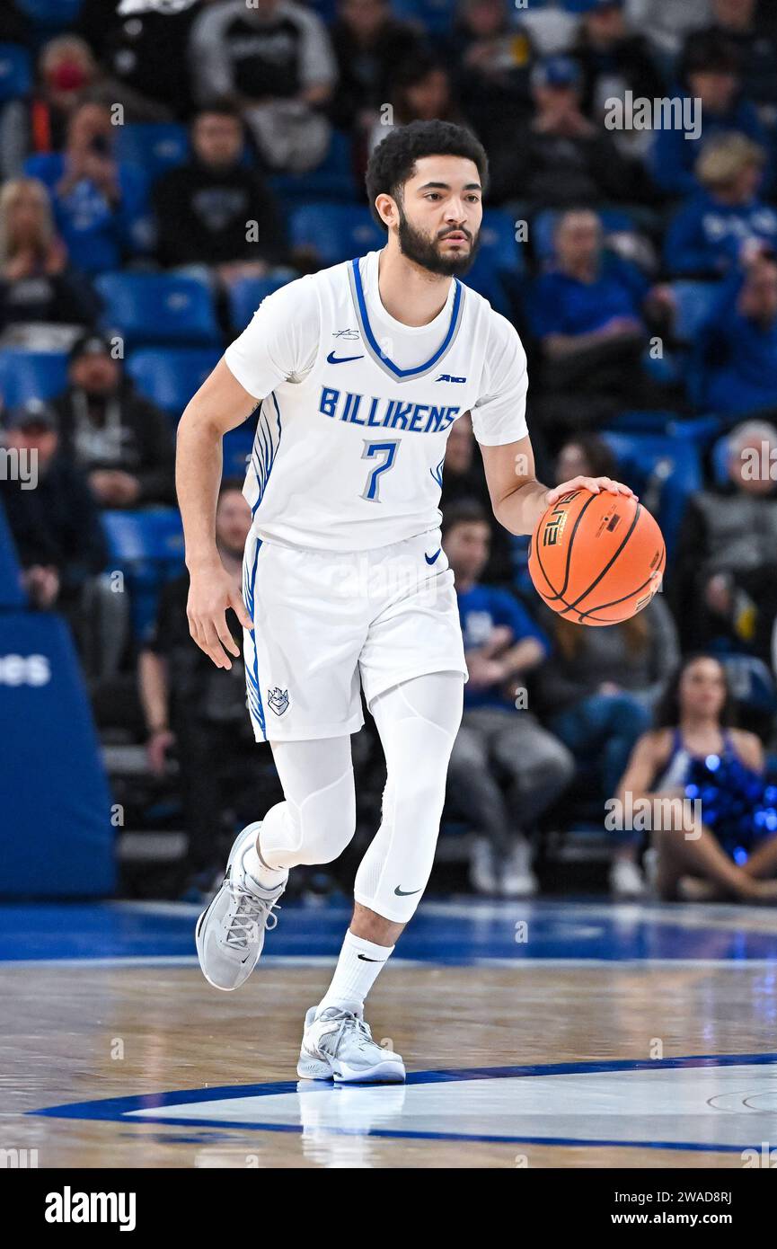 JANUARY 03, 2024: Saint Louis Billikens guard Michael Meadows Jr. (7 ...