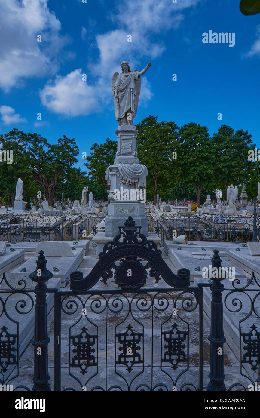 COLON CEMETERY, ONE OF THE BIGGEST CEMETERIES IN THE WORLD Stock Photo ...