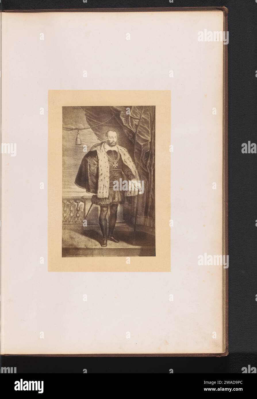 Photo production of an engraving of a portrait of Francesco I De'Medici ...
