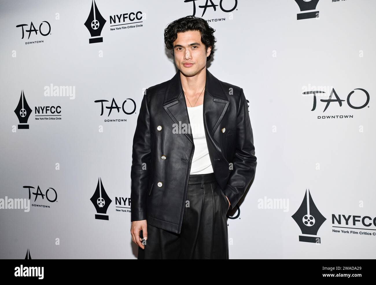 Best supporting actor honoree for "May December" Charles Melton attends ...