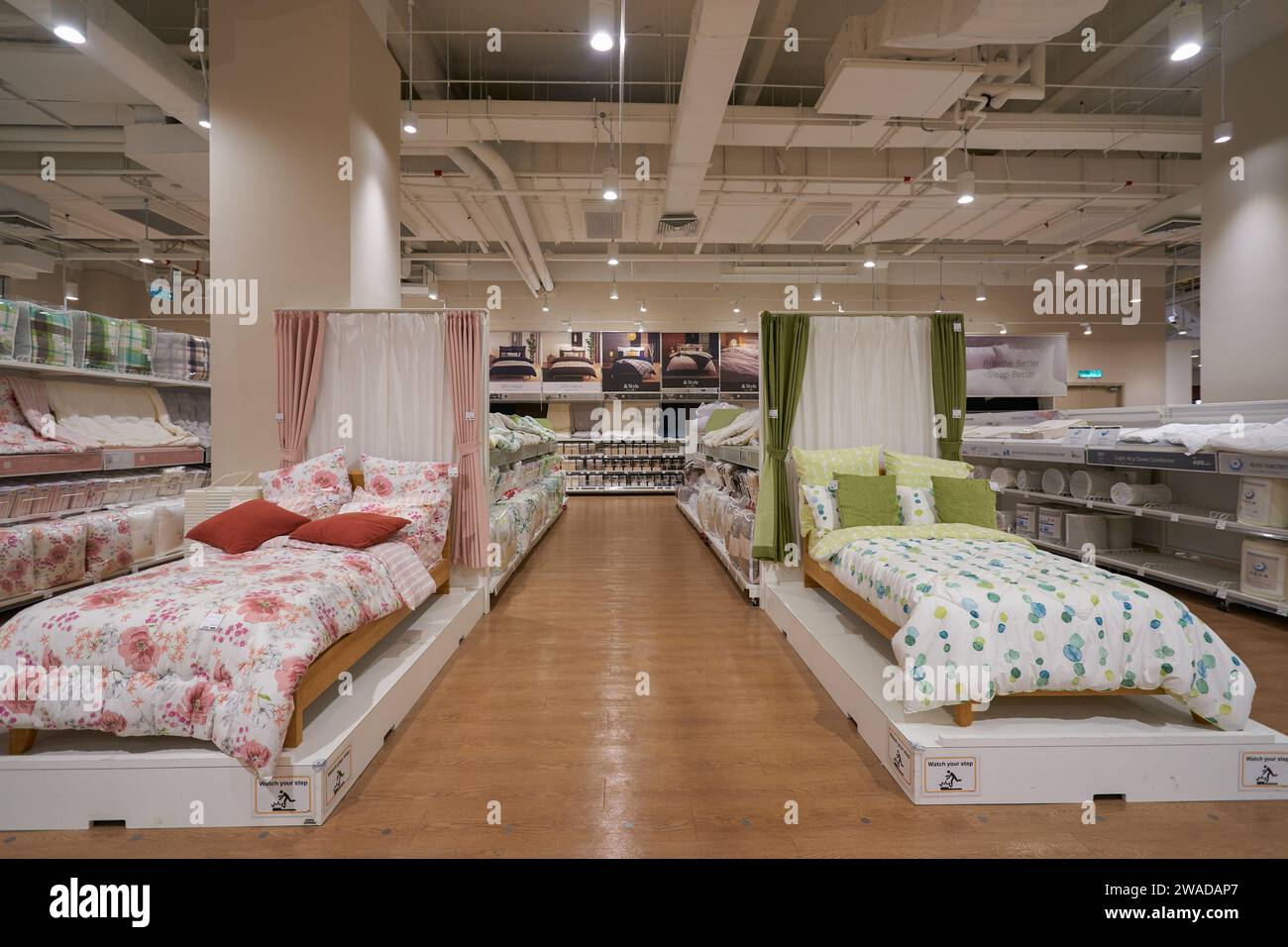 KUALA LUMPUR, MALAYSIA - MAY 27, 2023: inside Nitori store in LaLaport ...