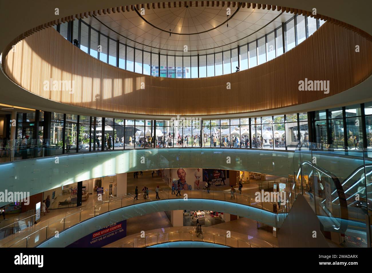 KUALA LUMPUR, MALAYSIA - CIRCA MAY, 2023: atrium in LaLaport Bukit ...