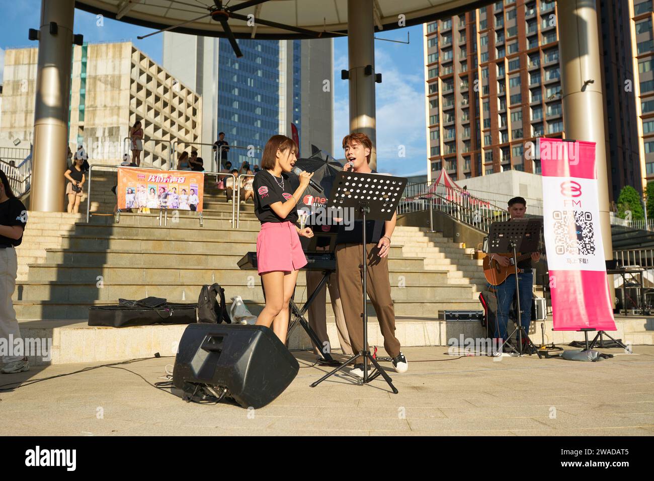 KUALA LUMPUR, MALAYSIA - CIRCA MAY, 2023: people on scene at the ...