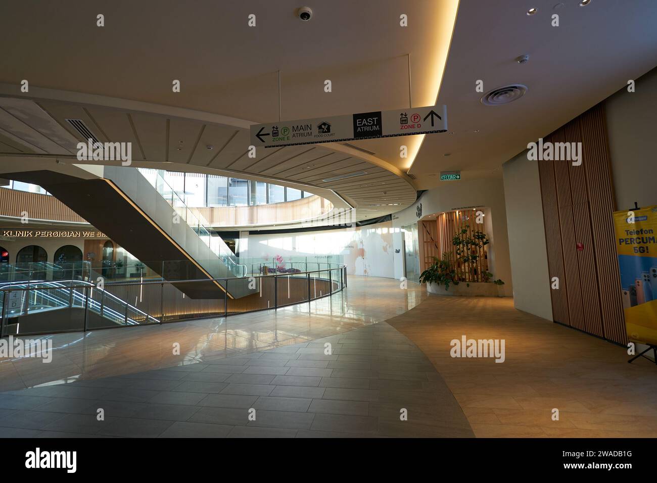KUALA LUMPUR, MALAYSIA - MAY 27, 2023: interior shot of LaLaport Bukit ...