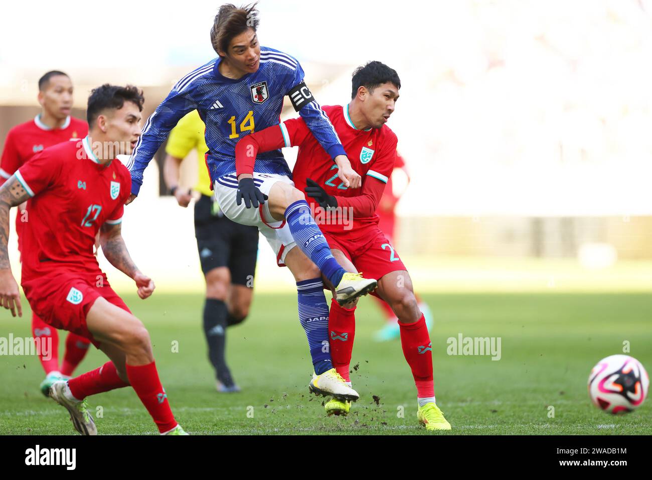 Tokyo, Japan. 1st Jan, 2024. Junya Ito (JPN) Football/Soccer : TOYO TIRES CUP 2024 match between ...