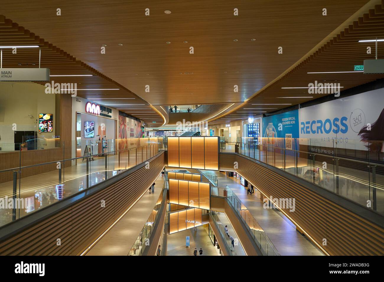 KUALA LUMPUR, MALAYSIA - MAY 27, 2023: interior shot of LaLaport Bukit ...