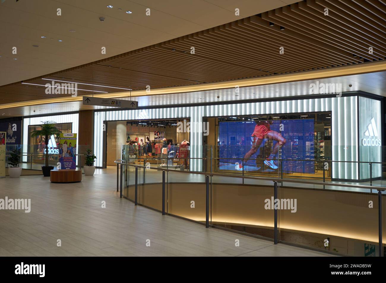 KUALA LUMPUR, MALAYSIA - MAY 27, 2023: interior shot of LaLaport Bukit ...