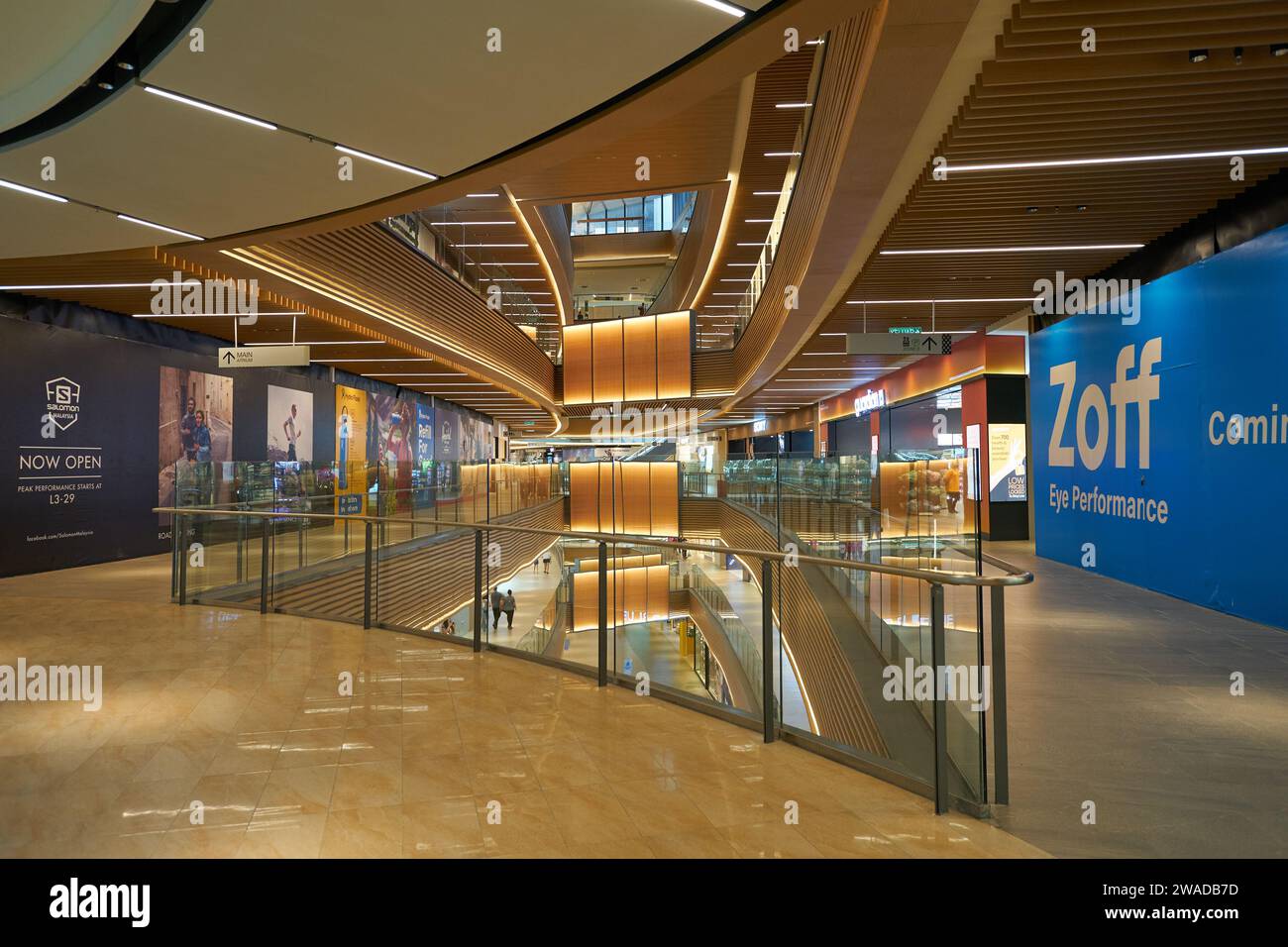 KUALA LUMPUR, MALAYSIA - MAY 27, 2023: interior shot of LaLaport Bukit ...