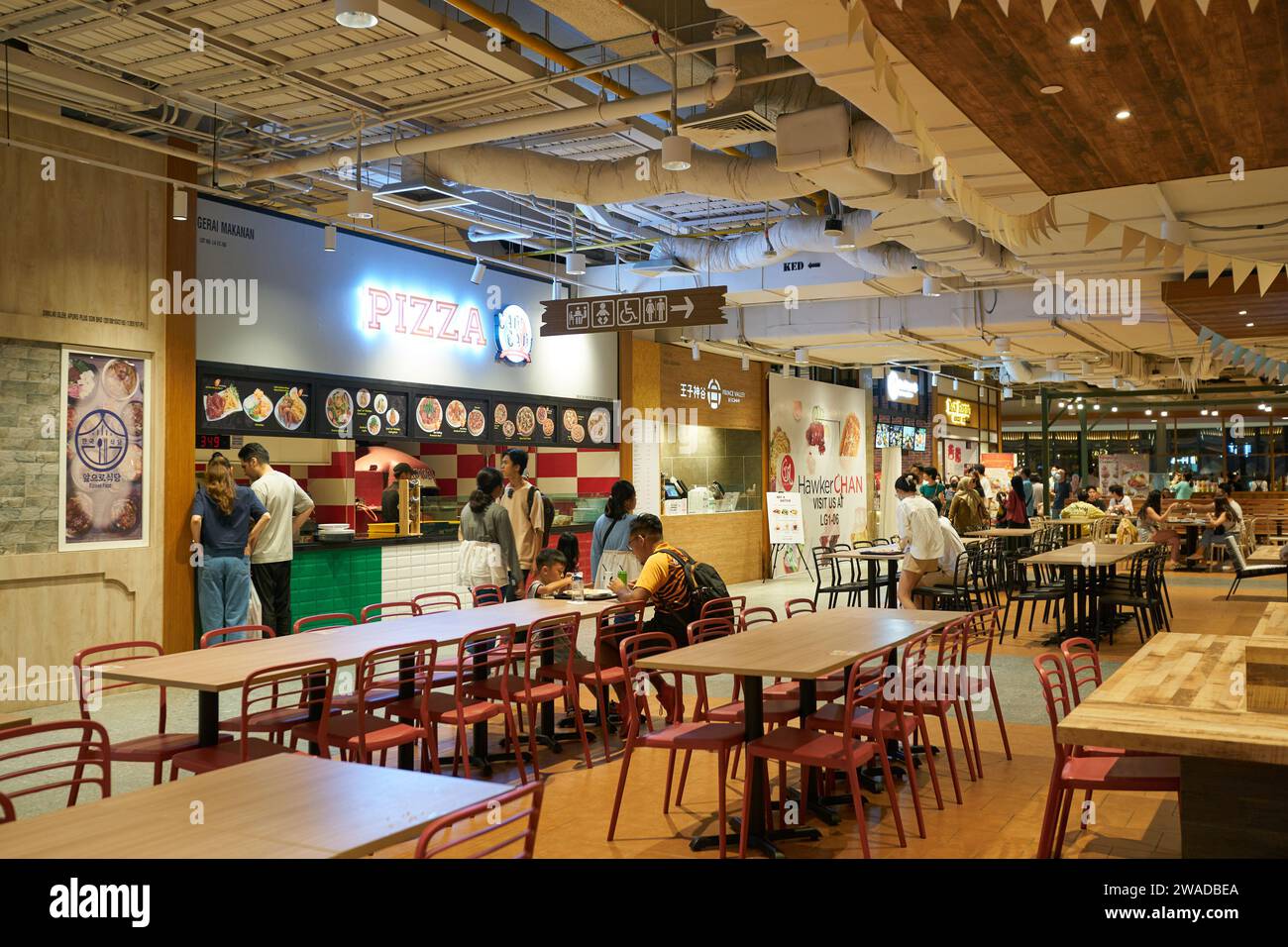 KUALA LUMPUR, MALAYSIA - MAY 27, 2023: interior shot of Garden Dining ...