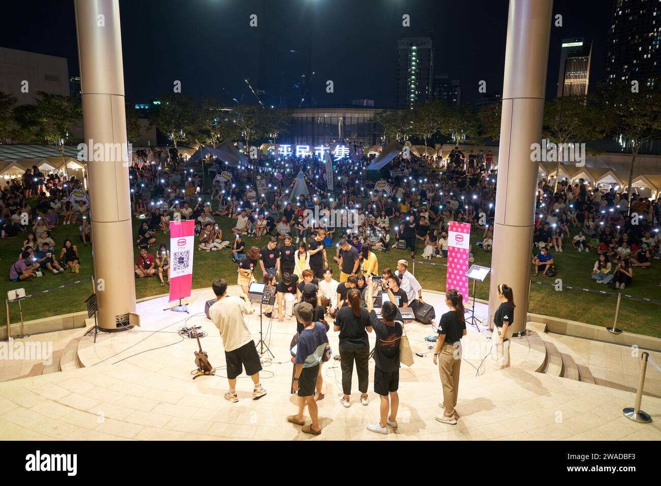 KUALA LUMPUR, MALAYSIA - CIRCA MAY, 2023: people on scene at the ...
