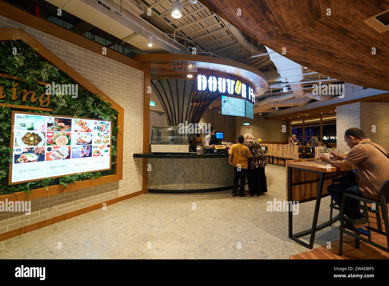 KUALA LUMPUR, MALAYSIA - MAY 27, 2023: interior shot of Garden Dining ...