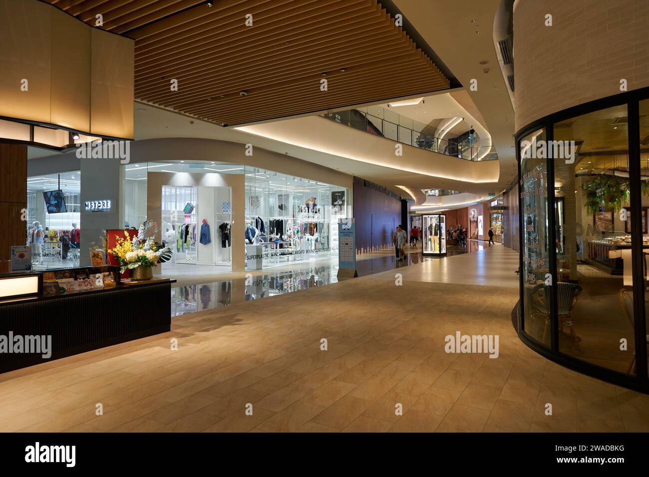 KUALA LUMPUR, MALAYSIA - MAY 27, 2023: interior shot of LaLaport Bukit ...