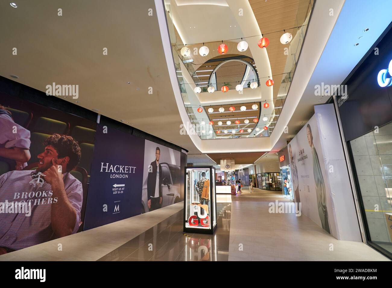 KUALA LUMPUR, MALAYSIA - MAY 27, 2023: interior shot of LaLaport Bukit ...