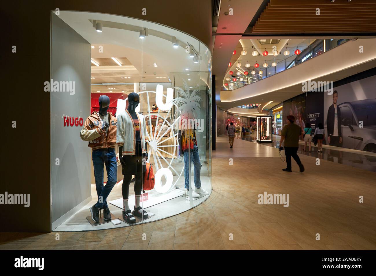 KUALA LUMPUR, MALAYSIA - MAY 27, 2023: shopfront of Hugo store in ...