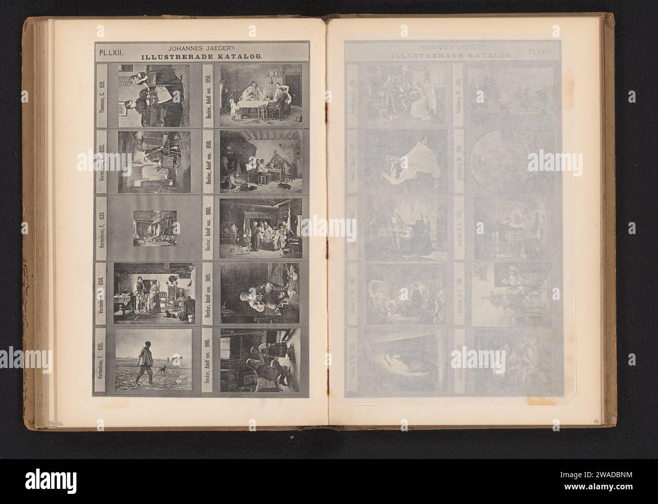 Photo production of ten paintings, Johannes Jaeger, after Frederik ...