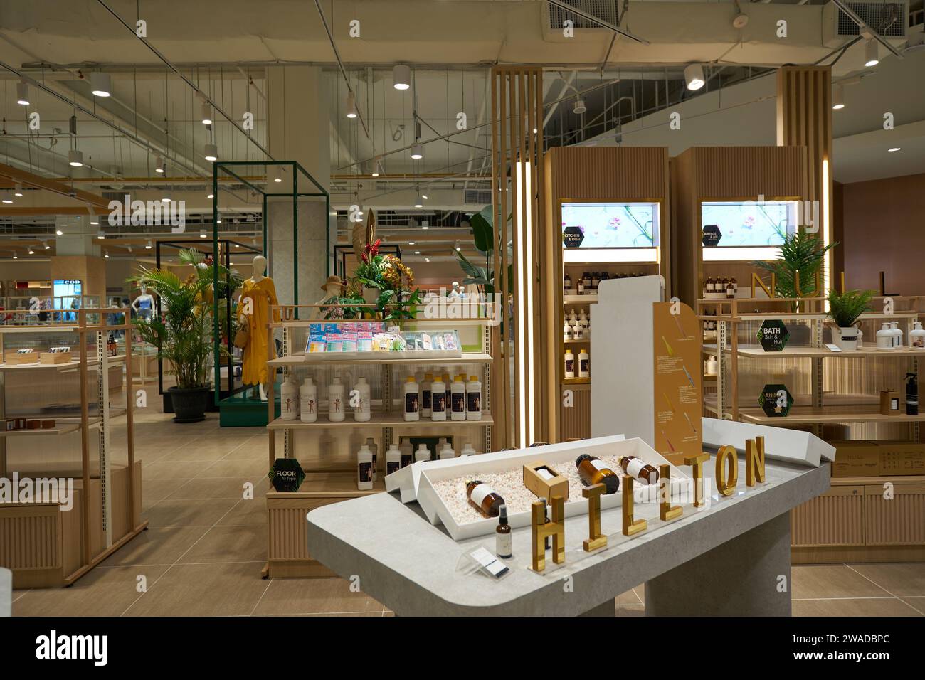 KUALA LUMPUR, MALAYSIA - MAY 27, 2023: interior shot of Metrojaya ...