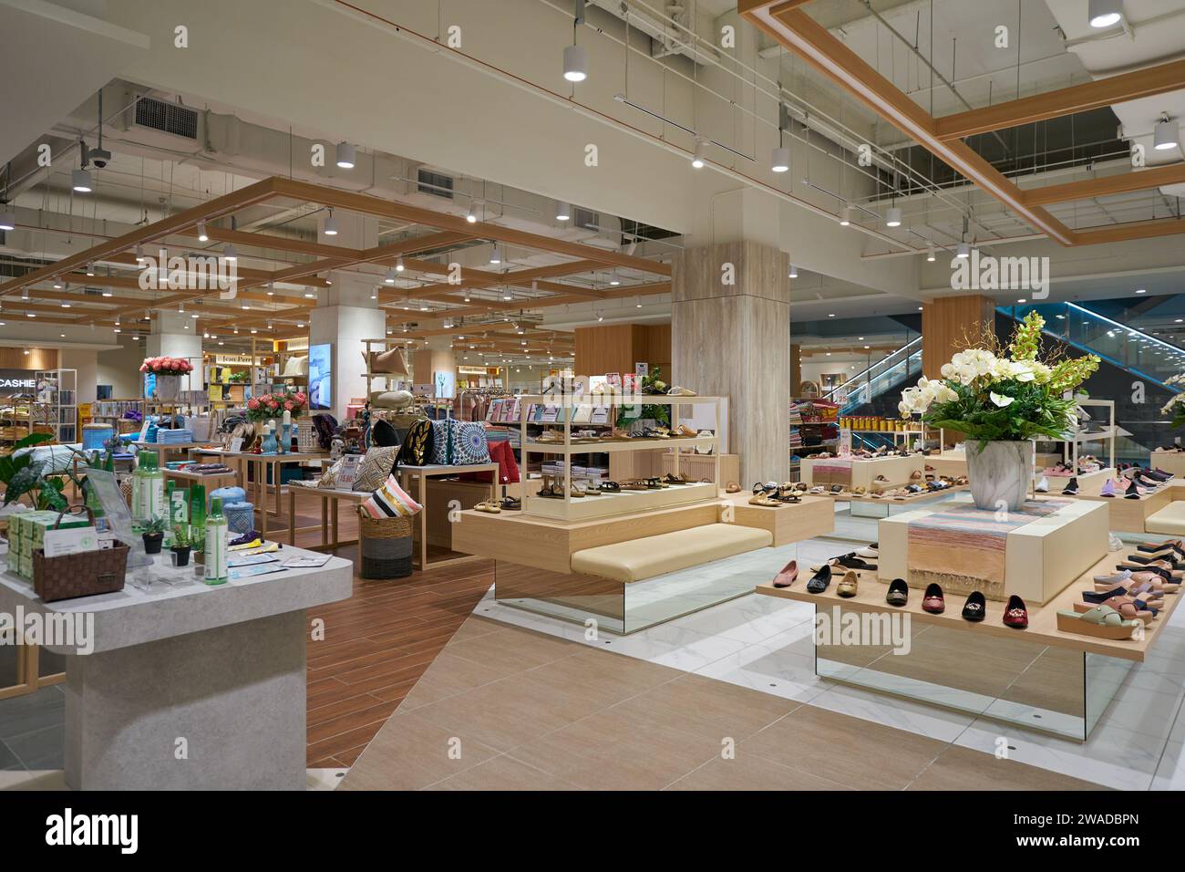 KUALA LUMPUR, MALAYSIA - MAY 27, 2023: interior shot of Metrojaya ...