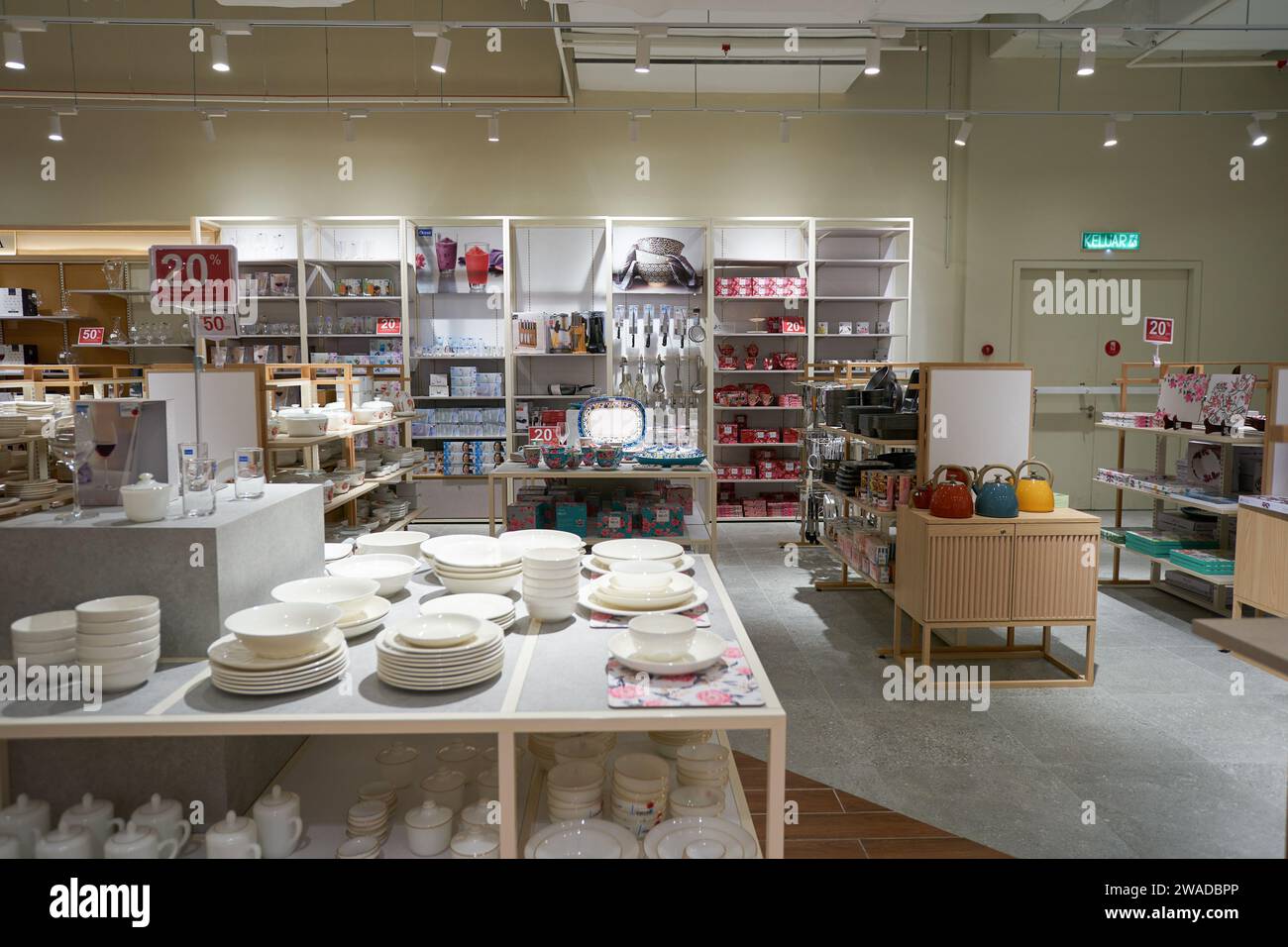 KUALA LUMPUR, MALAYSIA - MAY 27, 2023: interior shot of Metrojaya ...