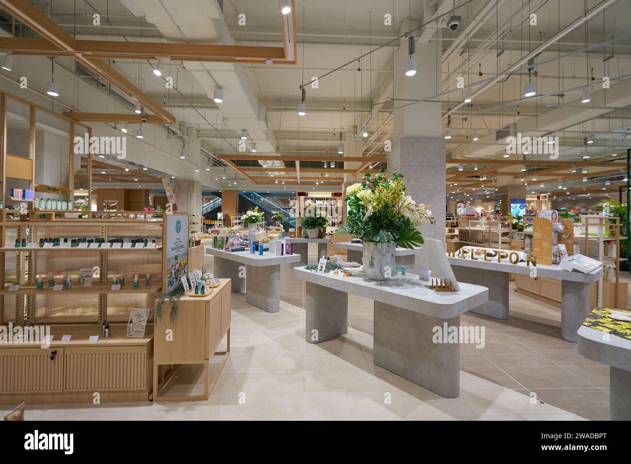 KUALA LUMPUR, MALAYSIA - MAY 27, 2023: interior shot of Metrojaya ...