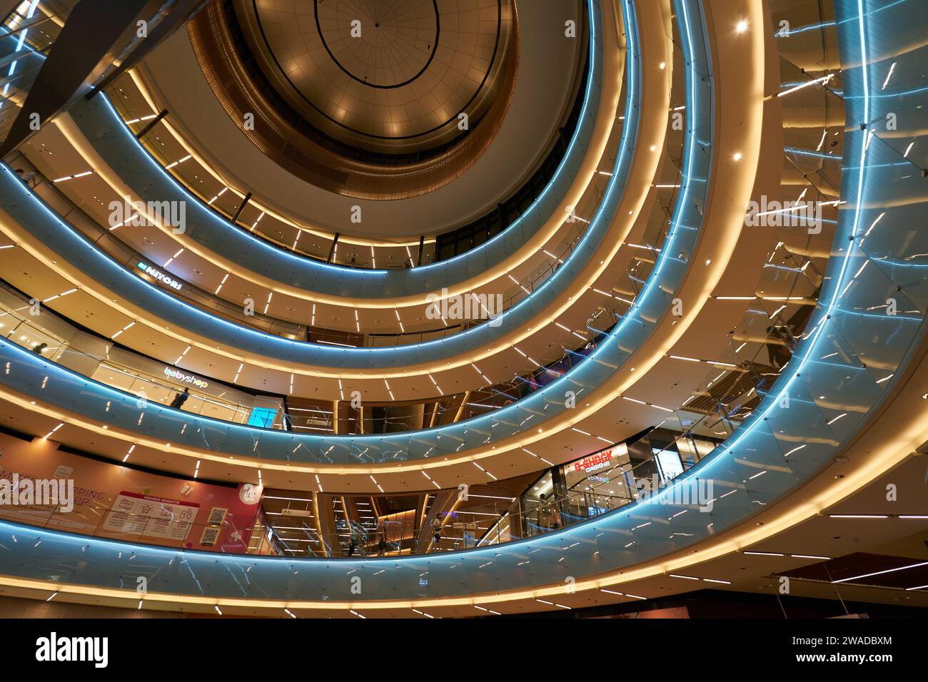 KUALA LUMPUR, MALAYSIA - MAY 27, 2023: interior shot of LaLaport Bukit ...
