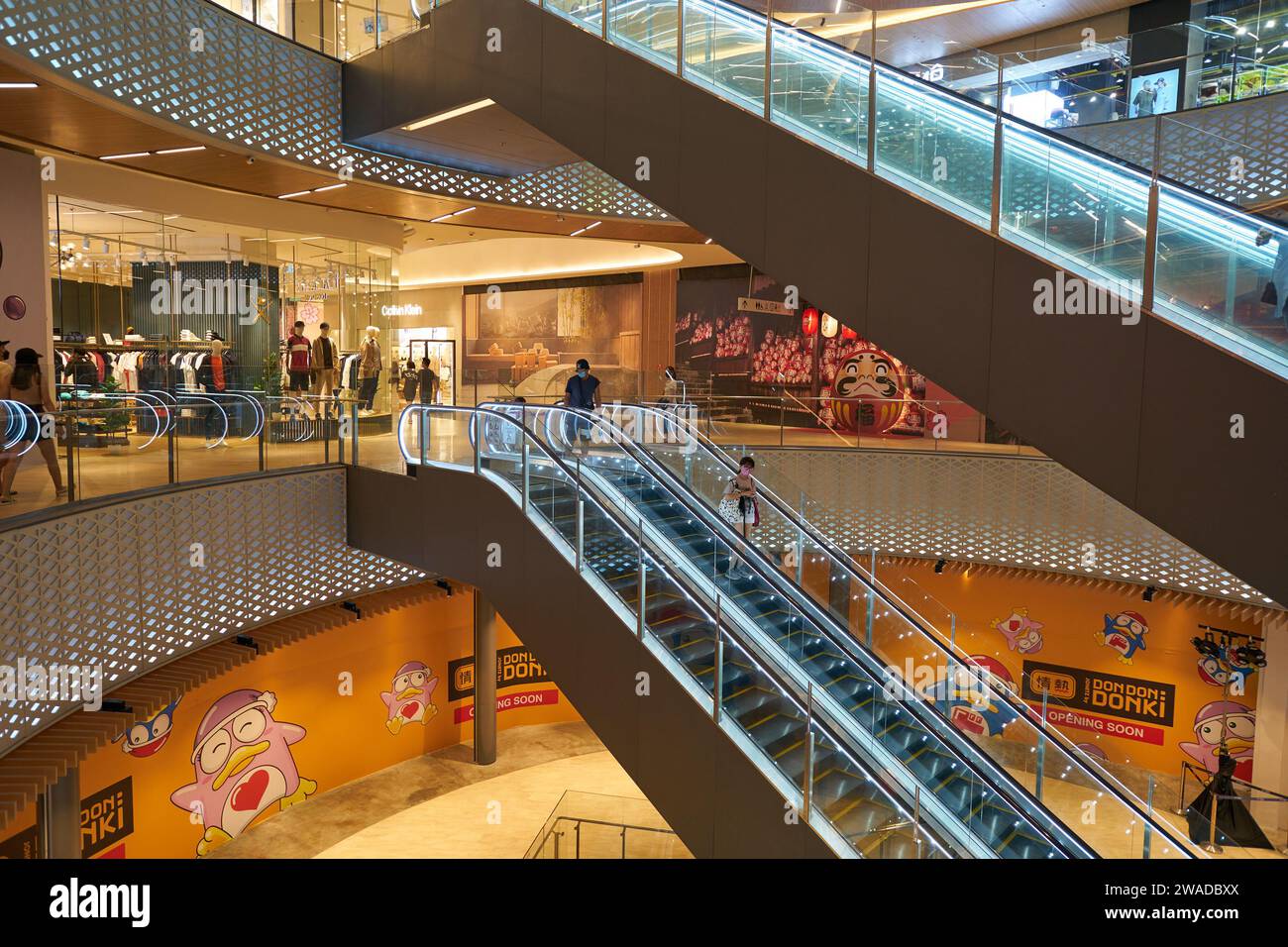 KUALA LUMPUR, MALAYSIA - MAY 27, 2023: interior shot of LaLaport Bukit ...