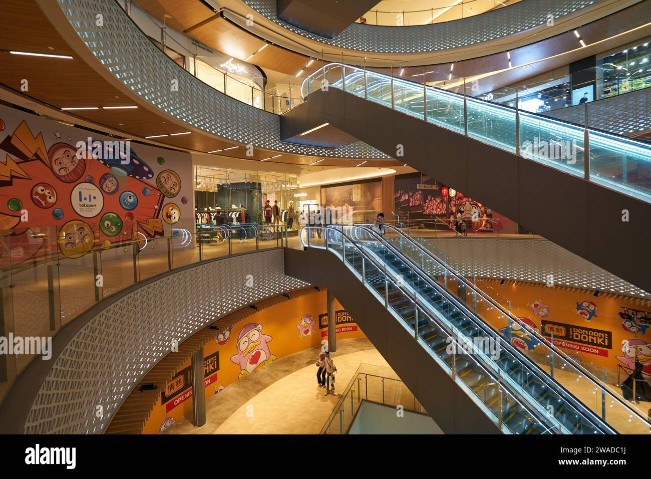 KUALA LUMPUR, MALAYSIA - MAY 27, 2023: interior shot of LaLaport Bukit ...
