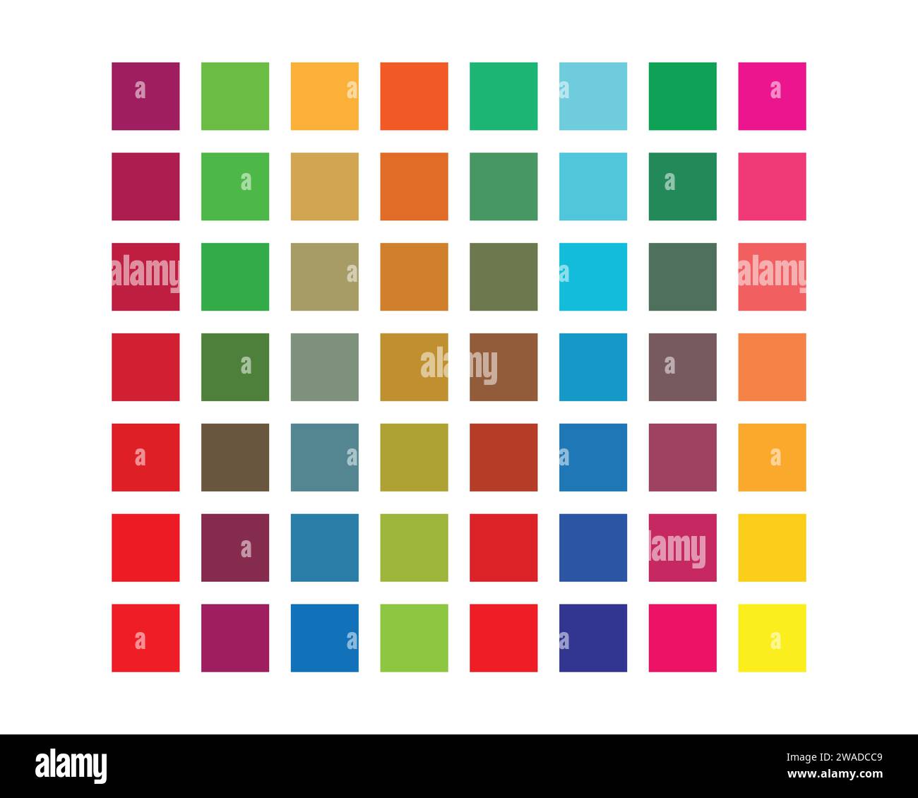 Colors swatches Cut Out Stock Images & Pictures - Alamy