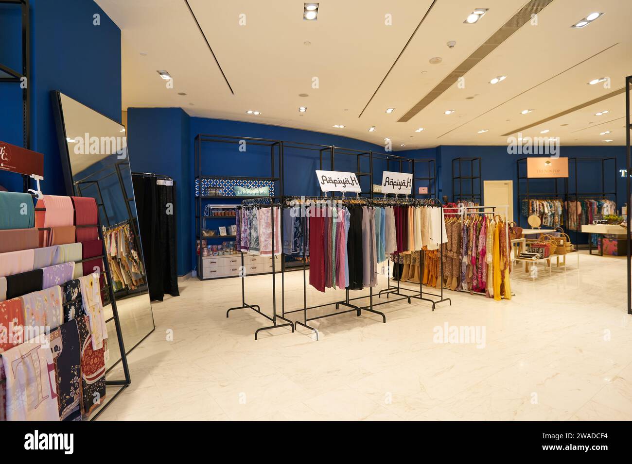 KUALA LUMPUR, MALAYSIA - MAY 29, 2023: inside Shoppes at Four Seasons ...