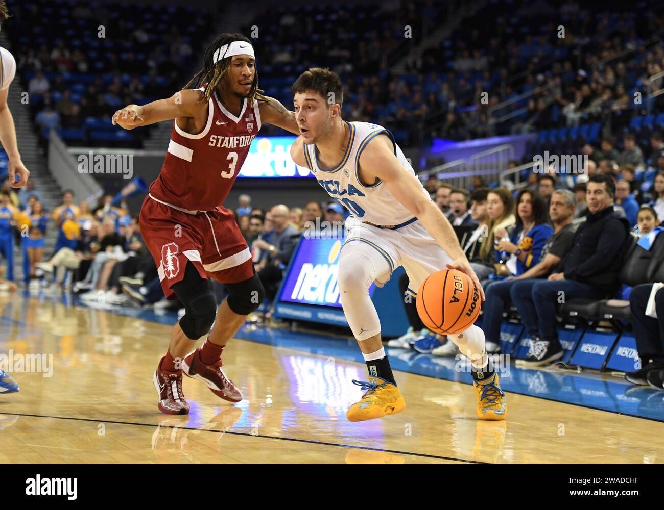 LOS ANGELES, CA - JANUARY 03: UCLA Bruins guard Lazar Stefanovic (10 ...