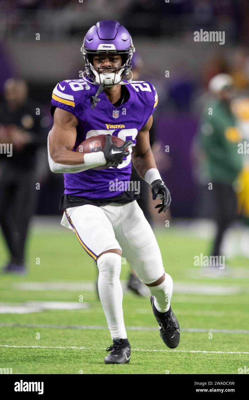 Minnesota Vikings Kene Nwangwu during an NFL game, Sunday, Dec. 31 ...