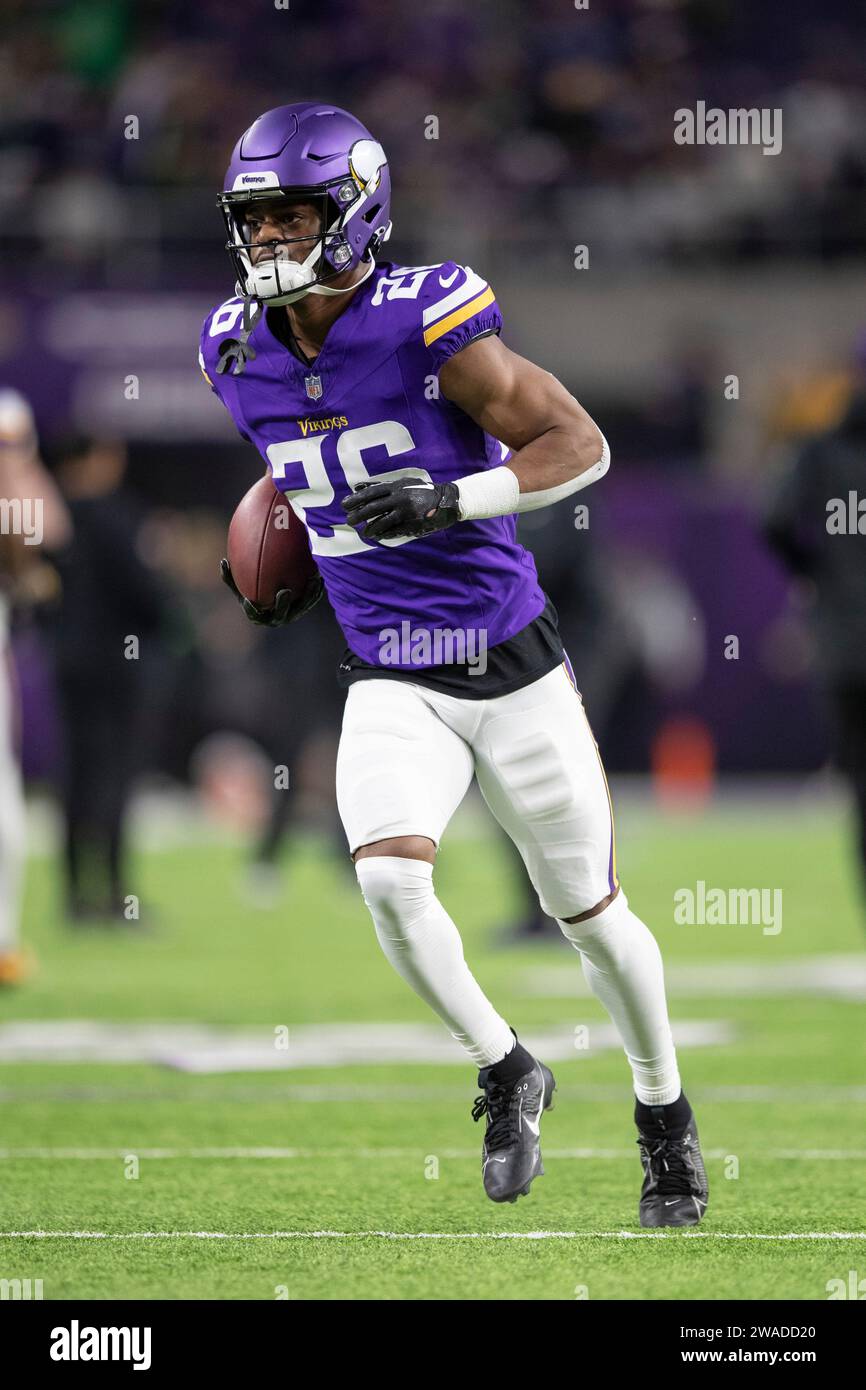 Minnesota Vikings Kene Nwangwu during an NFL game, Sunday, Dec. 31 ...