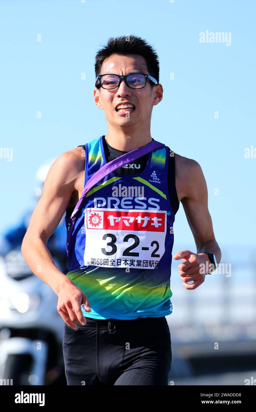 Ryuichi Hashimoto (), JANUARY 1, 2024 - Ekiden : New Year Ekiden 2024 68th All Japan Industrial ...