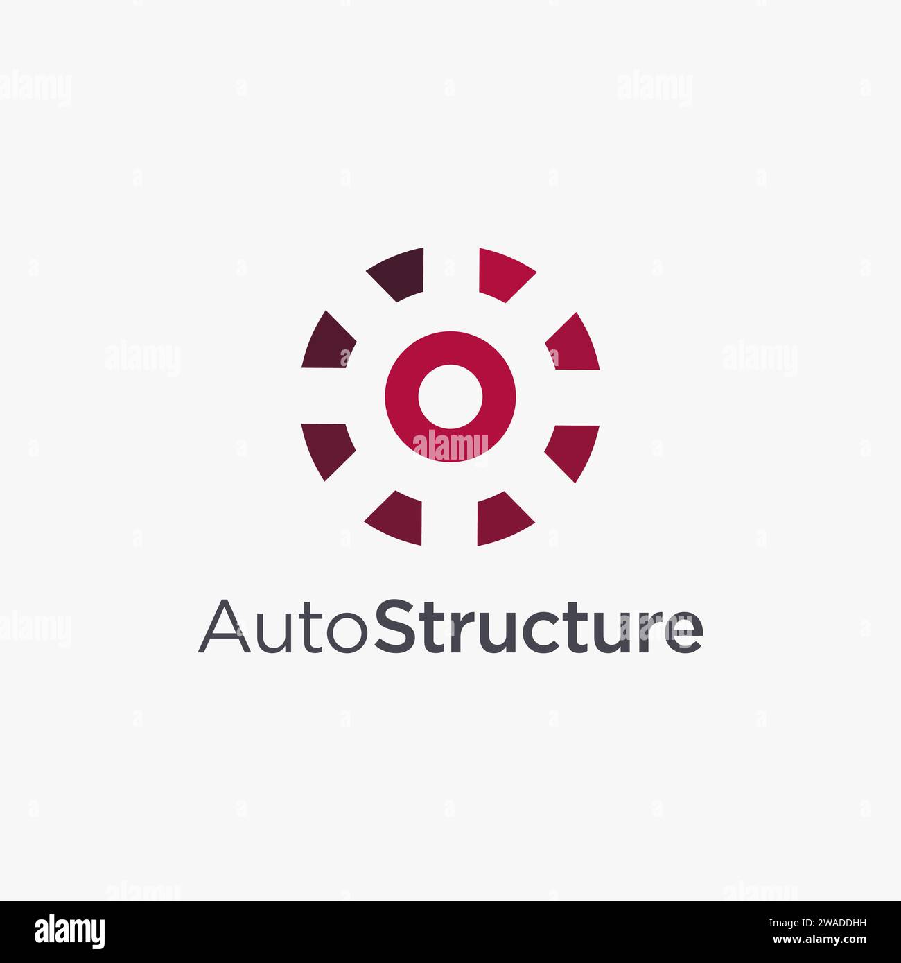 negative space motion gear logo icon vector template on white ...