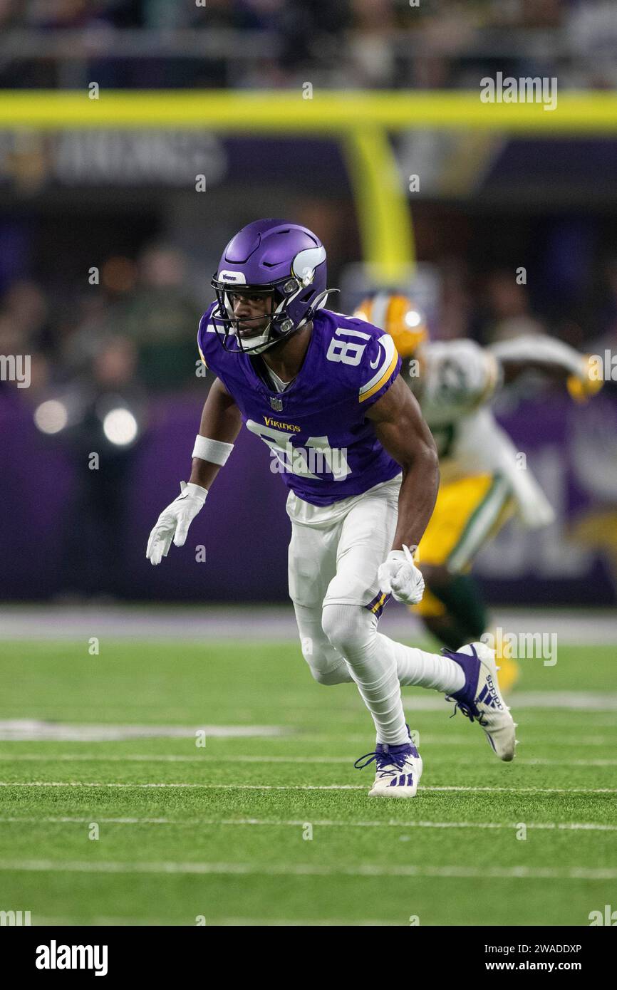 Minnesota Vikings Lucky Jackson during an NFL game, Sunday, Dec. 31 ...